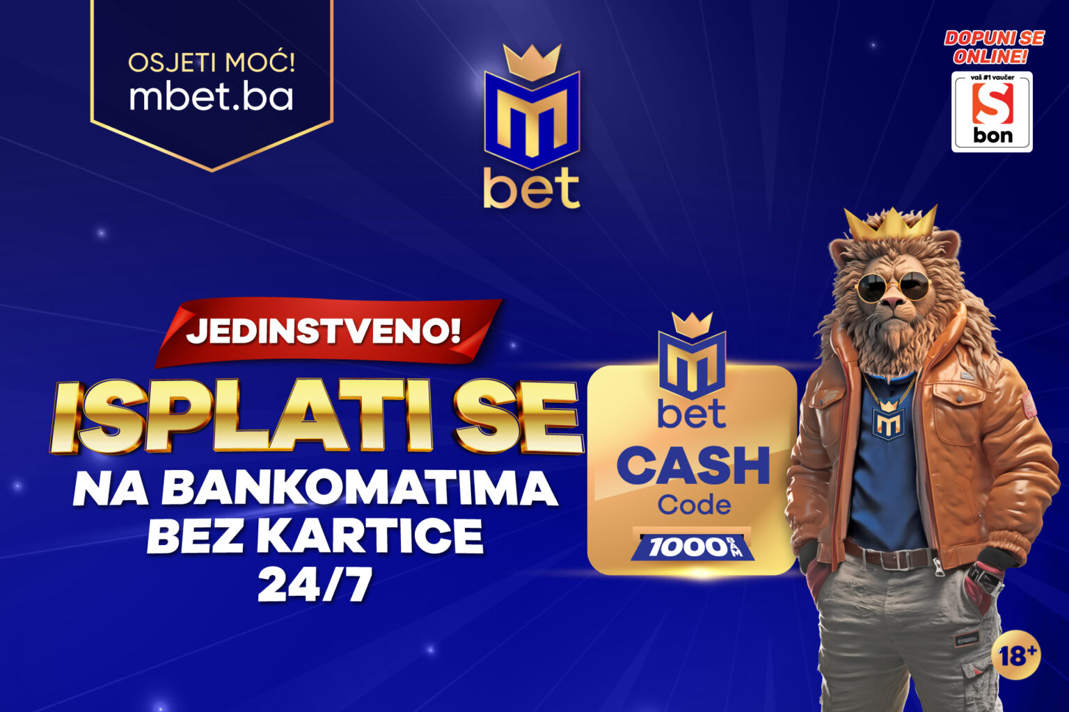 MBET promo - mbet.ba promocije - klađenje, kazino, slot, sbon